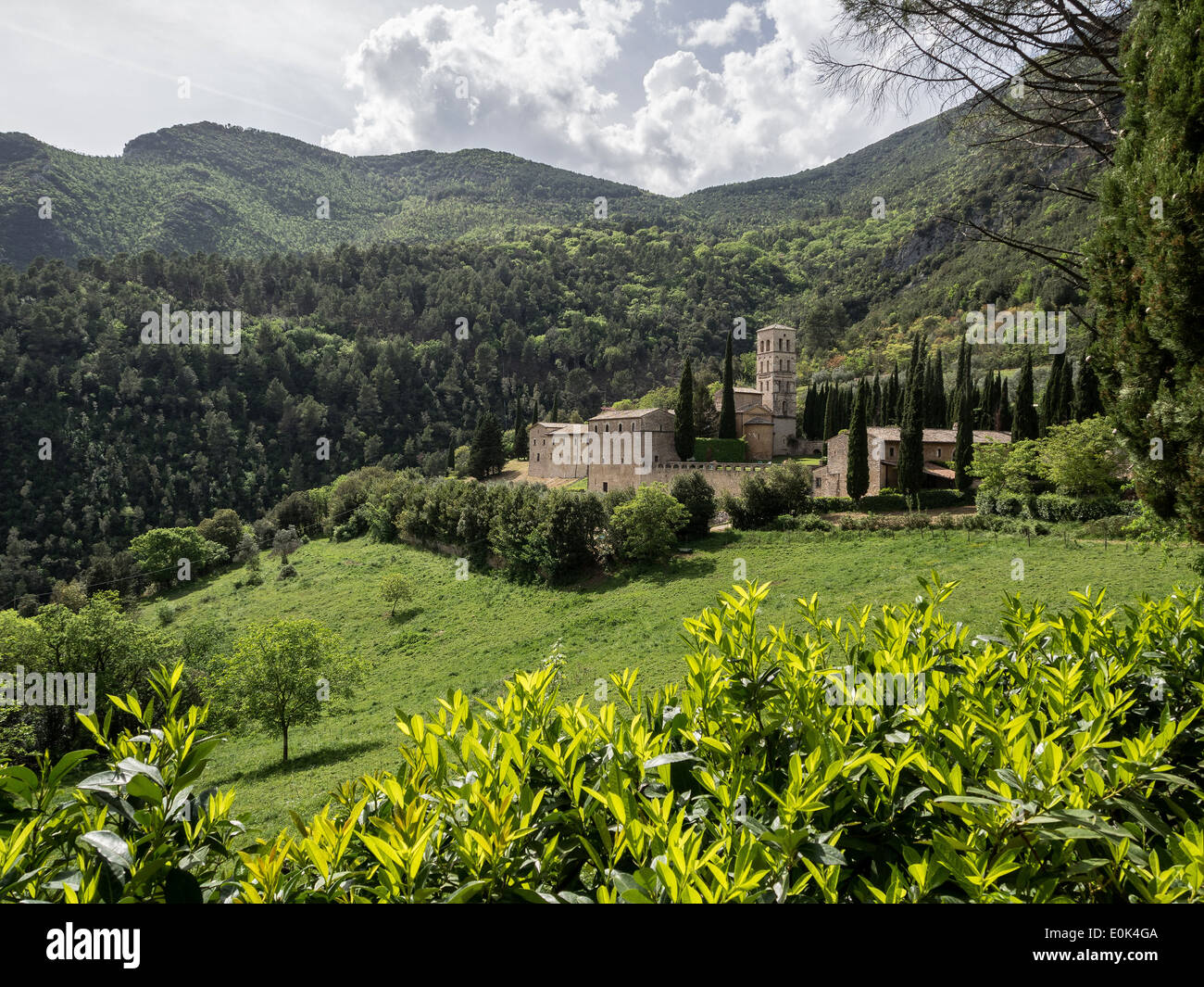 Abbey of San Pietro in Valle, Ferentillo, Umbria, Italy Stock Photo - Alamy