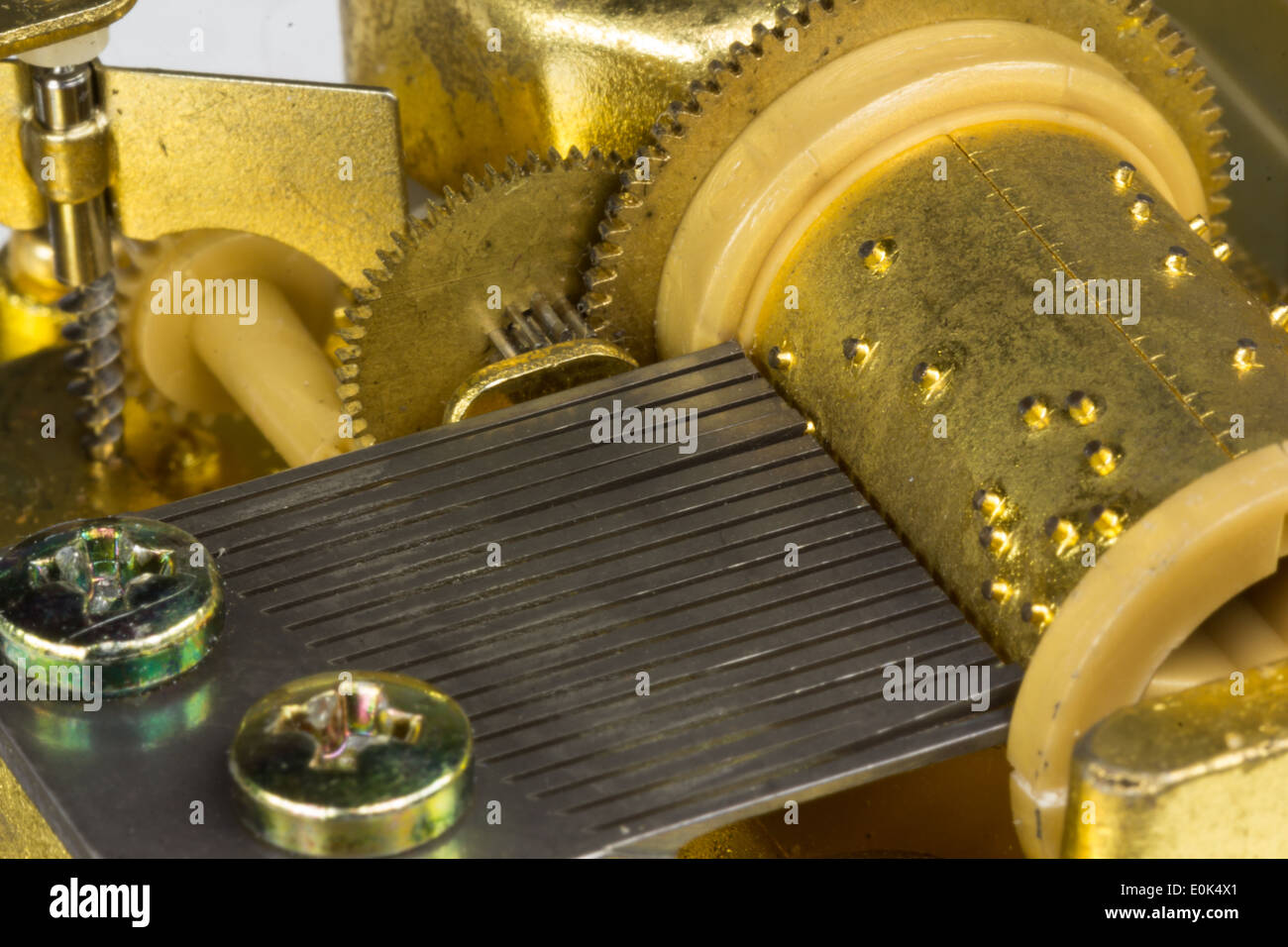 Music box mechanism hi-res stock photography and images - Alamy
