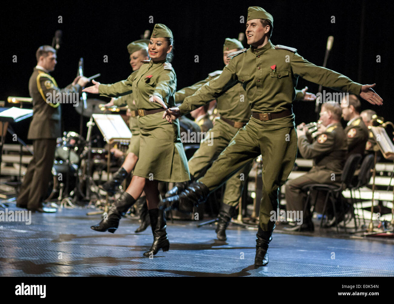 May 14, 2014 - Sofia, Bulgaria - Iosif Kobzon and the MDV Academic ...