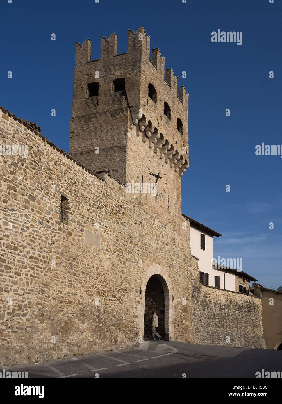 Gate St Augustine in Montefalco, Umbria, Italy Stock Photo - Alamy