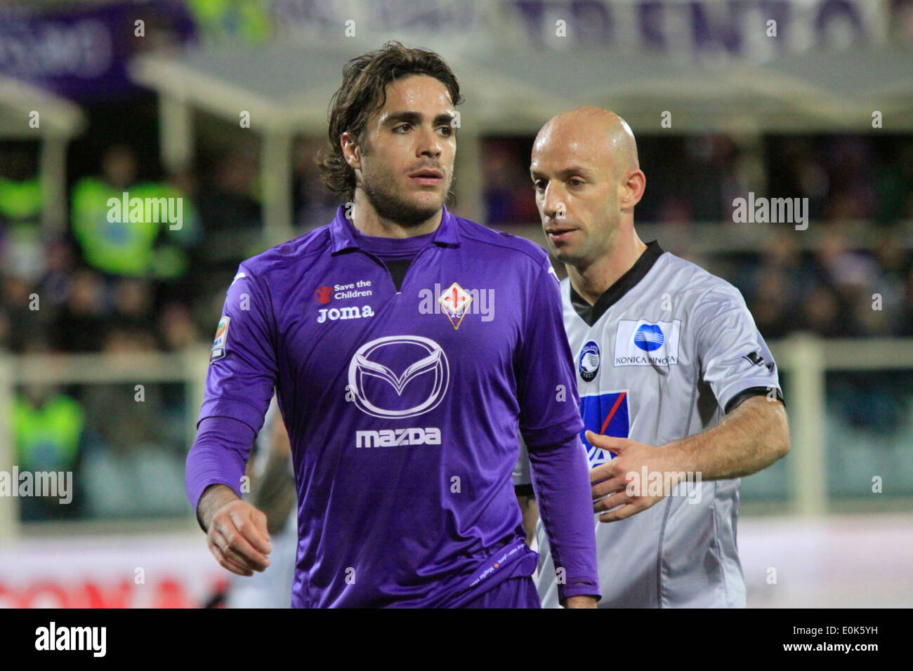 Alessandro Matri,Fiorentina football club,Florence,Italy Stock Photo ...