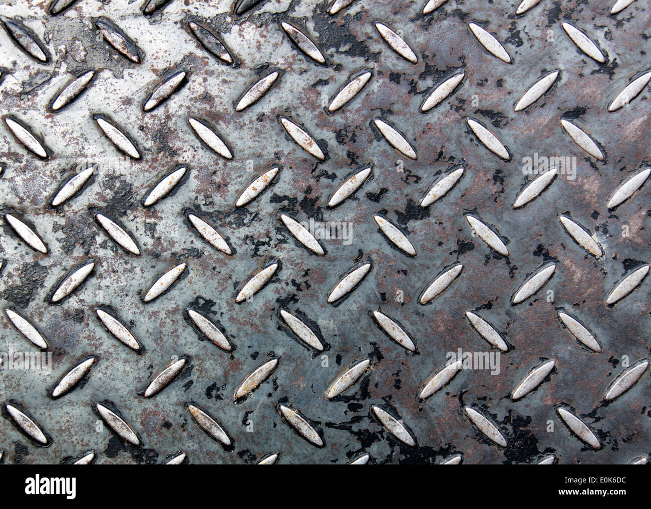Background of metal diamond plate in green color Stock Photo - Alamy