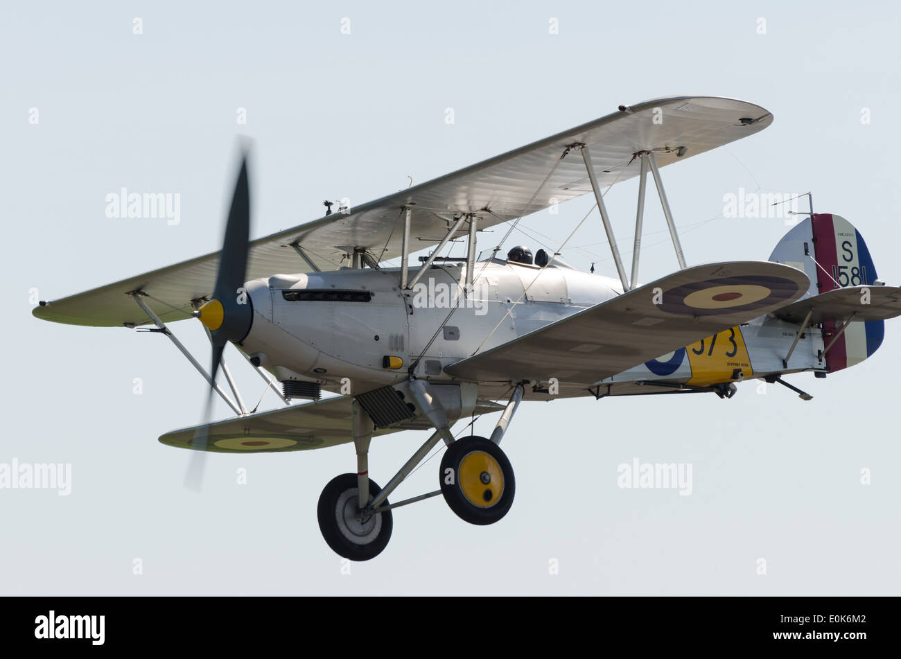 Vintage Hawker Nimrod 2, 1930's vintage British fighter Stock Photo - Alamy