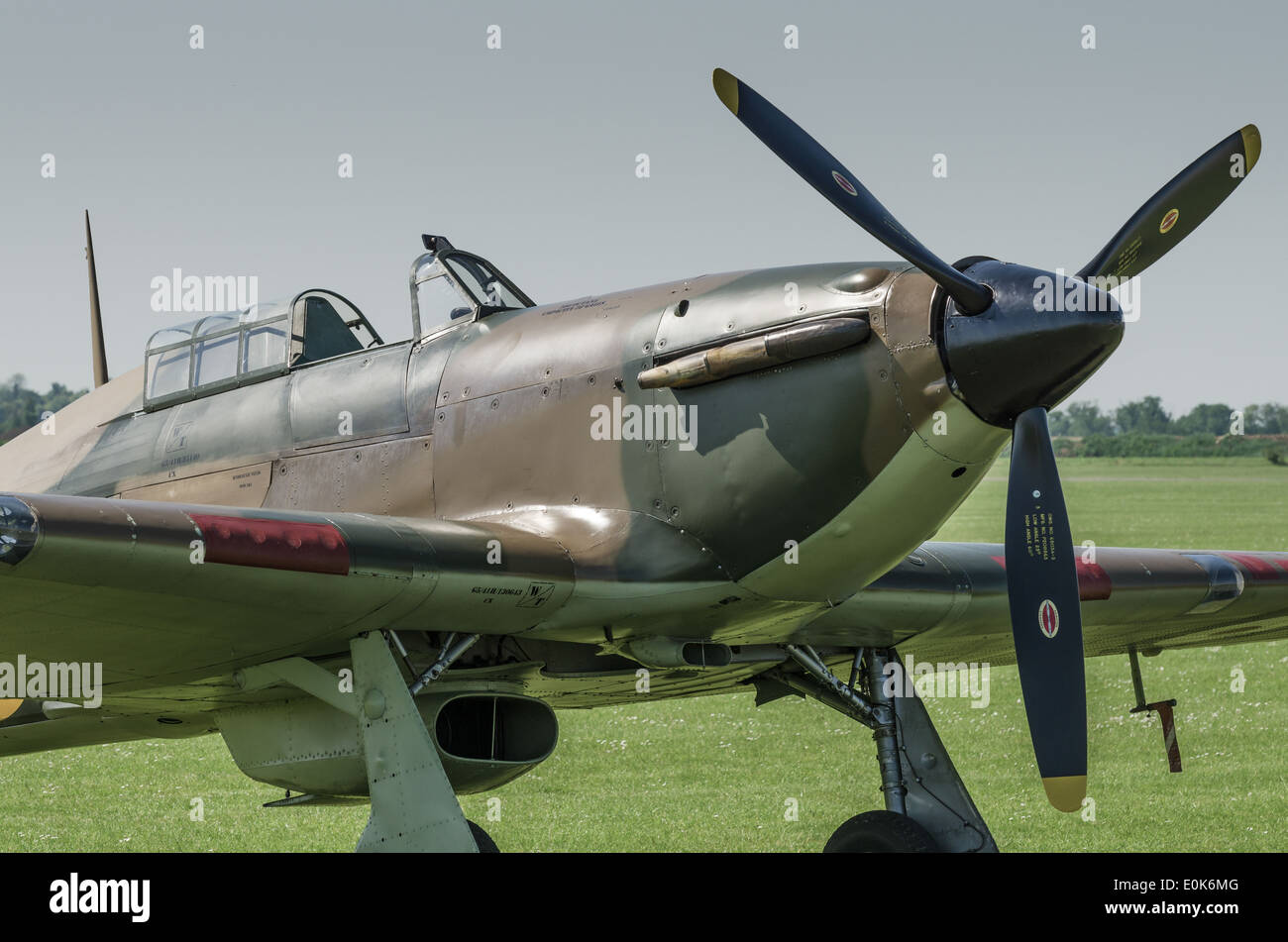 Hawker Hurricane, World War 2 Battle of Britain fighter Stock Photo - Alamy