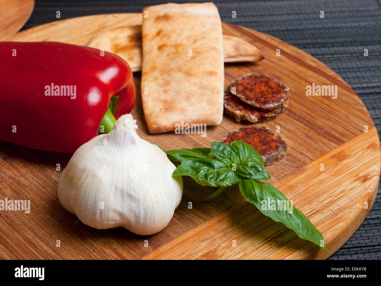 Salami bread hi-res stock photography and images - Alamy