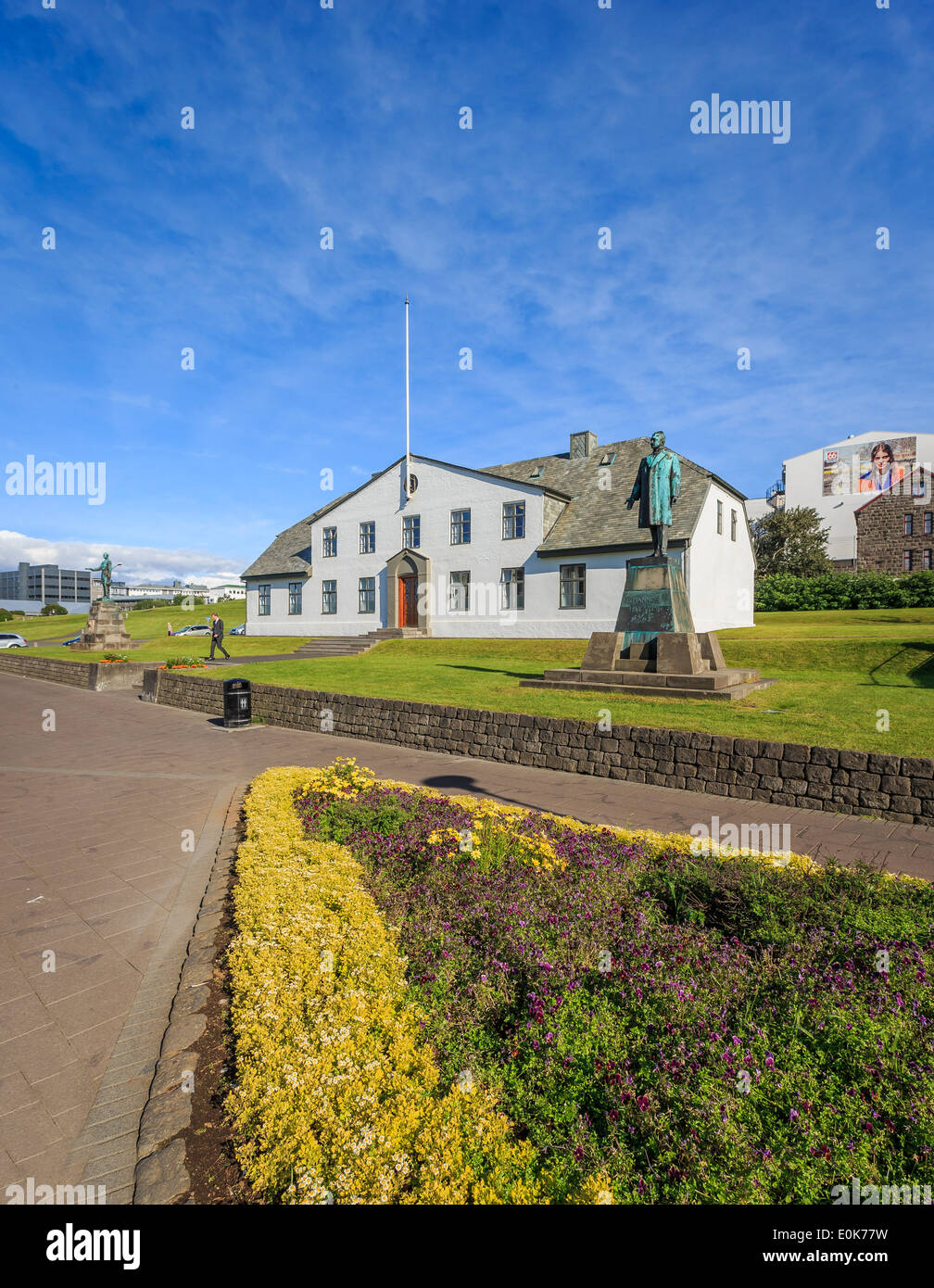 Iceland government building hi-res stock photography and images - Alamy