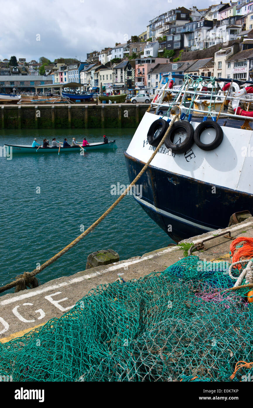 Brixham Harbour, Devon Stock Photo - Alamy