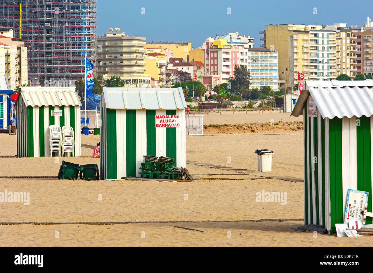 Figueira da Foz beach, Beira Litotal, Coimbra district, Portugal Stock ...