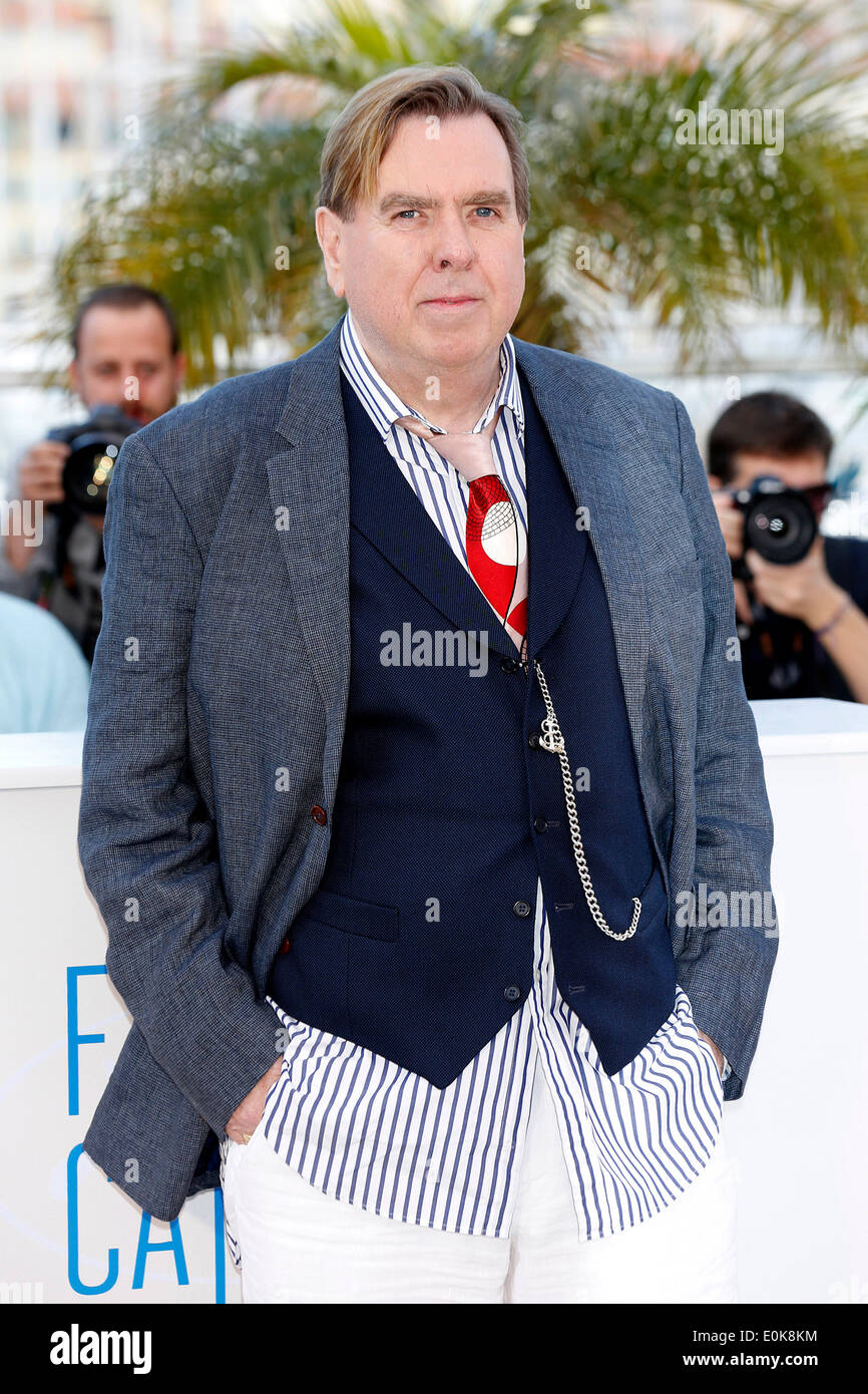 Timothy Spall during the 'Mr. Turner' photocall at the 67th Cannes Film ...