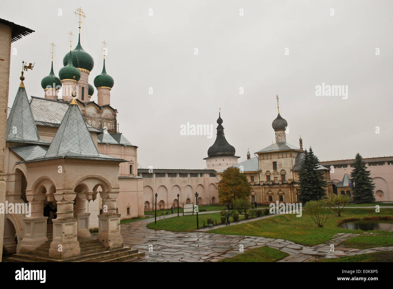 The architecture of ancient Russian cities. The Rostov Kremlin in the ...