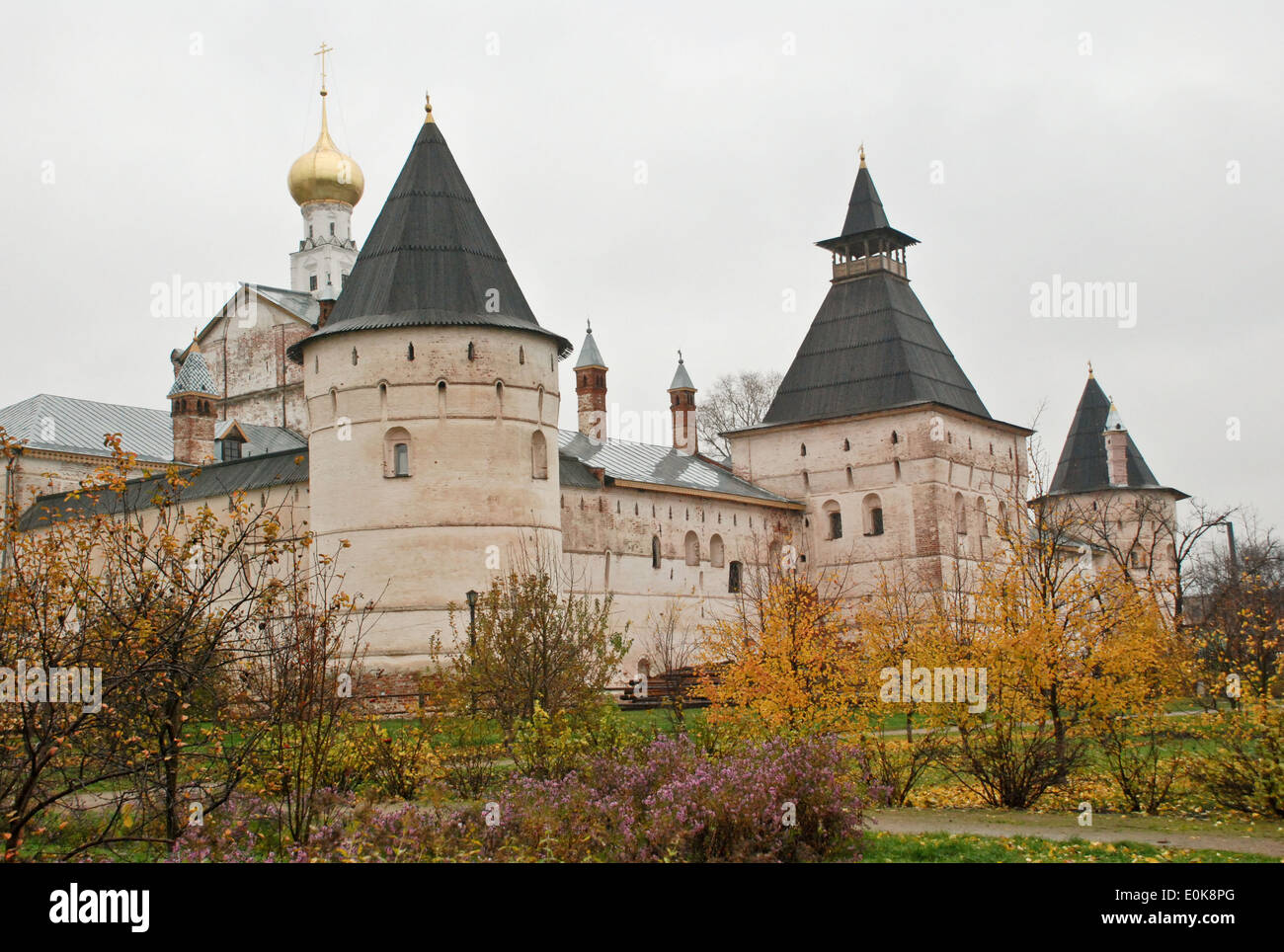 The architecture of ancient Russian cities. The Rostov Kremlin in the ...