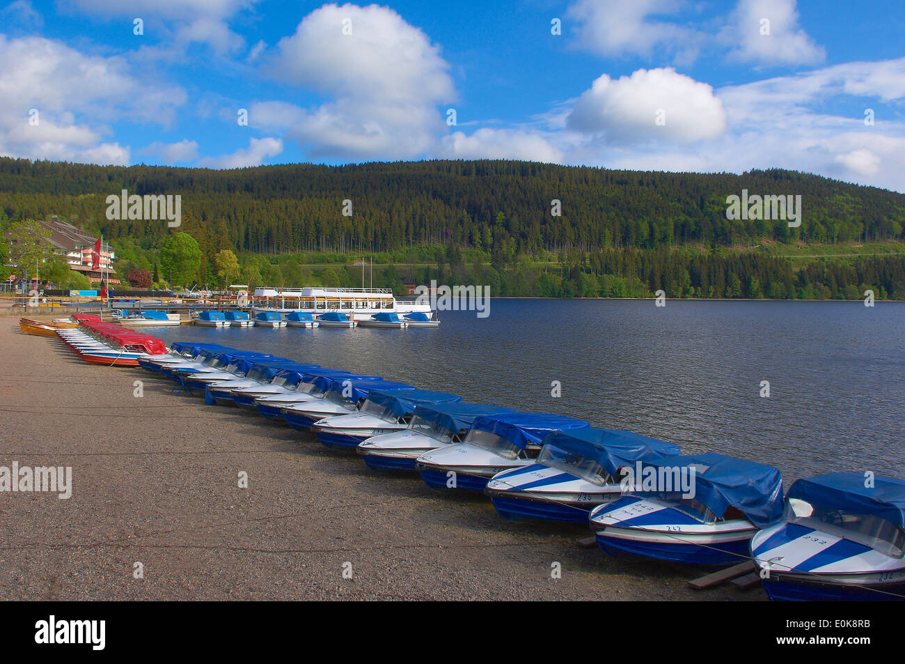 Titisee Lake, Black Forest, Schwarzwald, Baden Wurttemberg, Germany ...