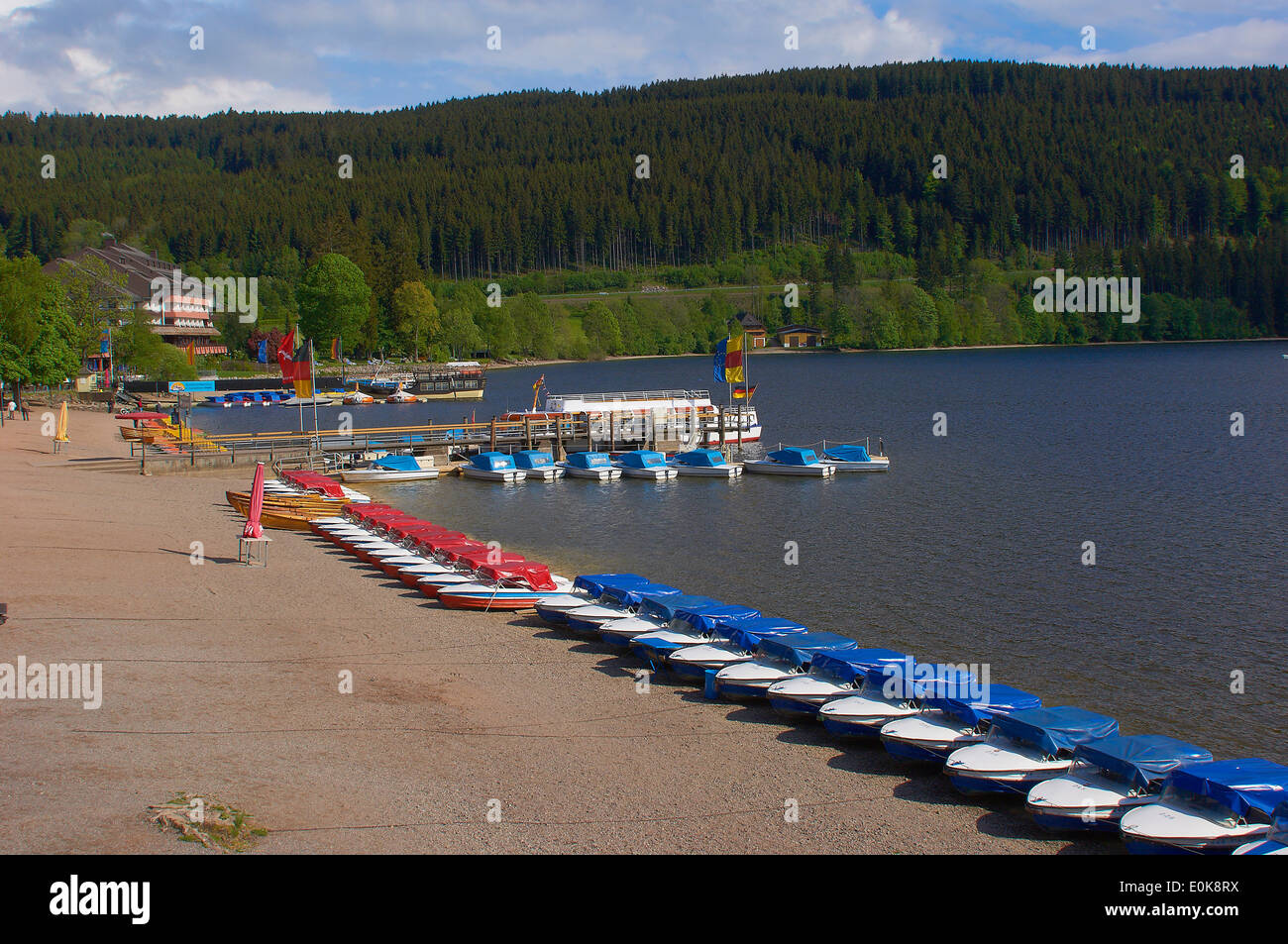 Titisee Lake, Black Forest, Schwarzwald, Baden Wurttemberg, Germany ...