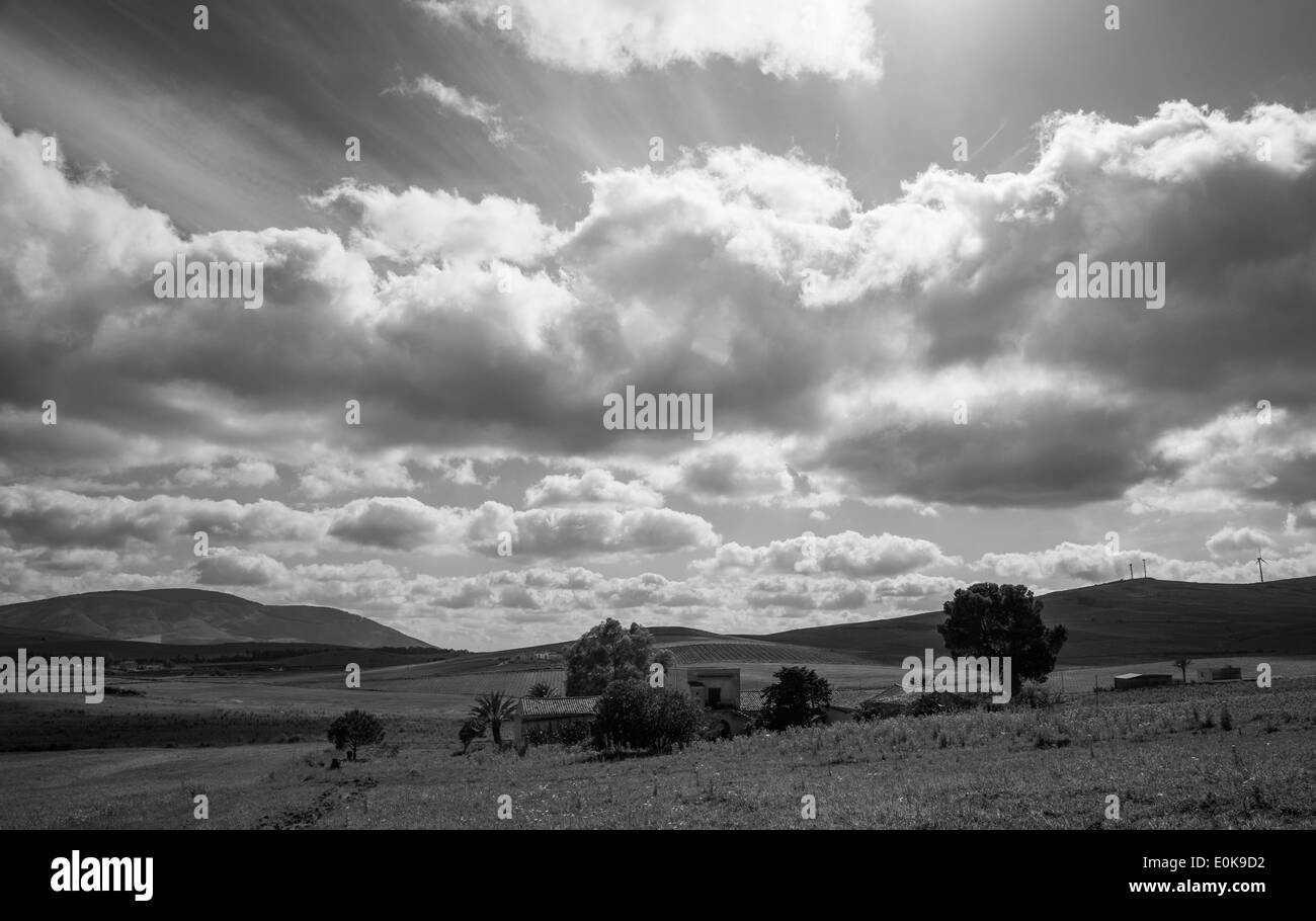 Landscape view wide bright Black and White Stock Photos & Images - Alamy