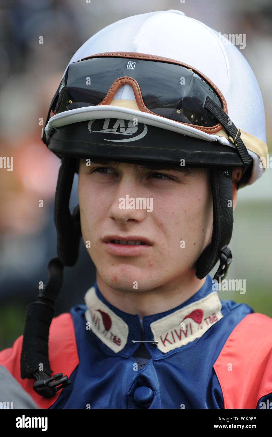 JASON HART JOCKEY YORK RACECOURSE YORK ENGLAND 15 May 2014 Stock Photo ...