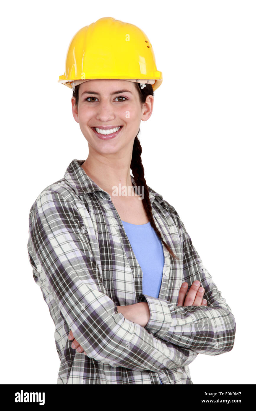 Craftswoman posing hi-res stock photography and images - Alamy