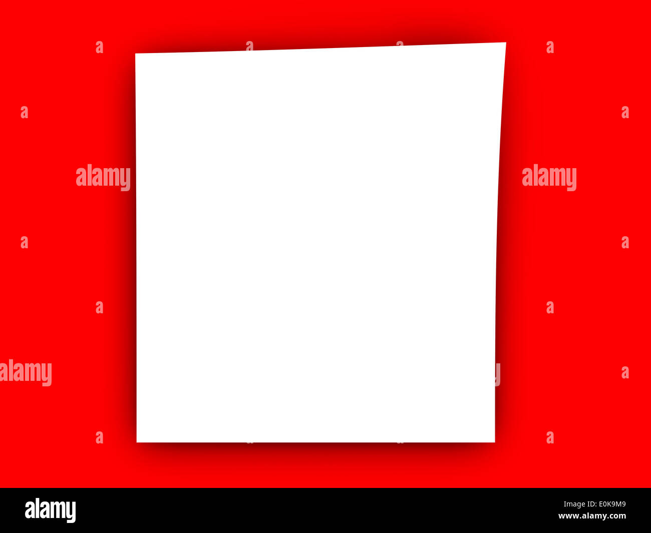A blank piece of paper Stock Photo - Alamy