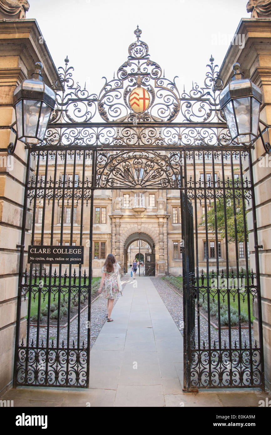 Clare College, Cambridge University, England, UK Stock Photo - Alamy