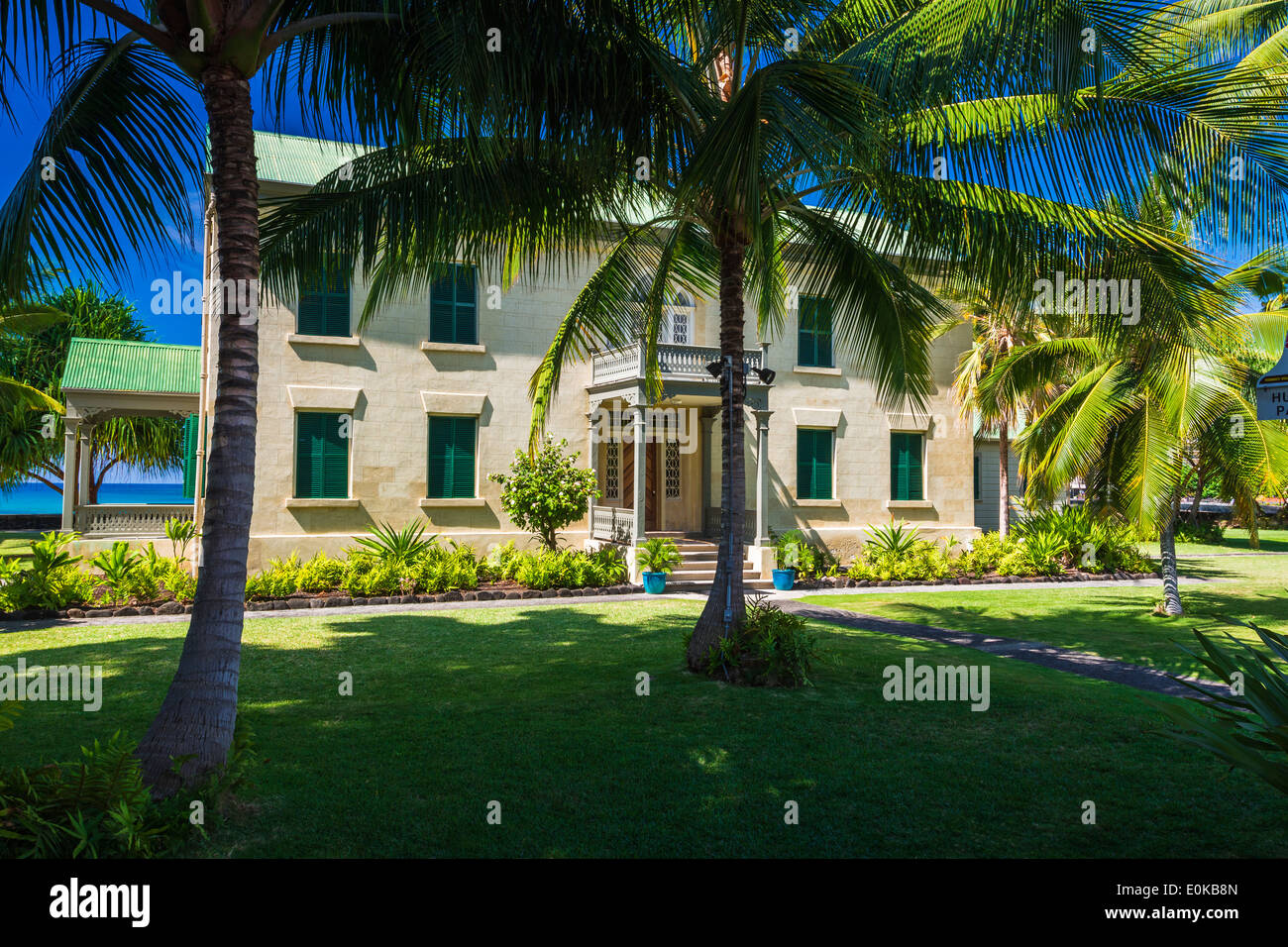 Hulihee Palace, Kailua-Kona, Hawaii, USA Stock Photo - Alamy