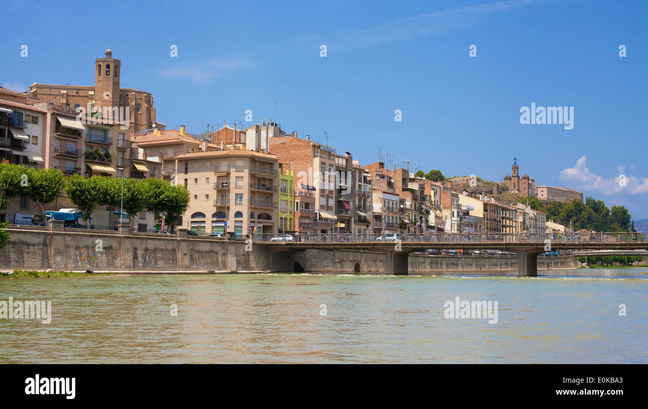 Urban landscape of the city of Balaguer in Catalonia Stock Photo - Alamy