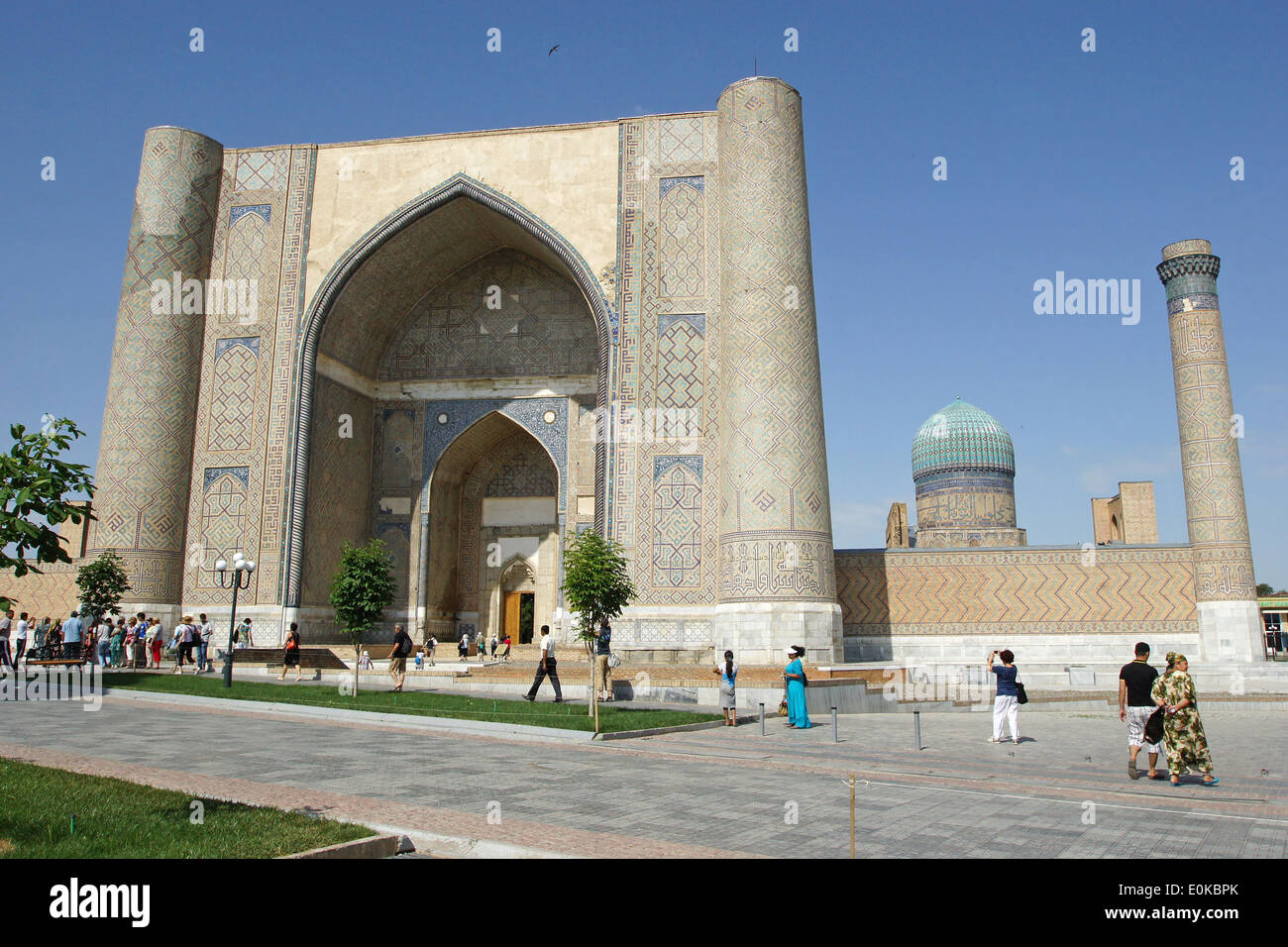 Mosque, Samarkand, Uzbekistan, Asia Stock Photo - Alamy