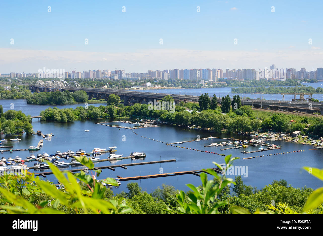 Cityscape of the Ukrainian capital Kyiv Stock Photo - Alamy