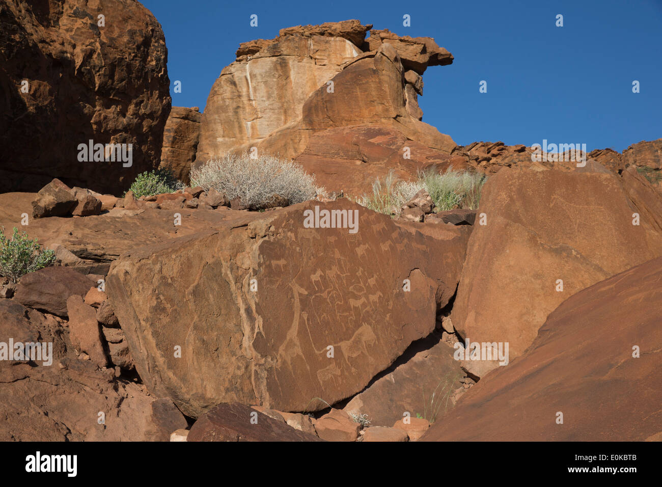 Rock formation twyfelfontein namibia hi-res stock photography and ...