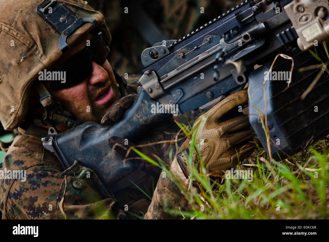 Squad leaders course u s marine corps sgt kevin cicik hi-res stock ...
