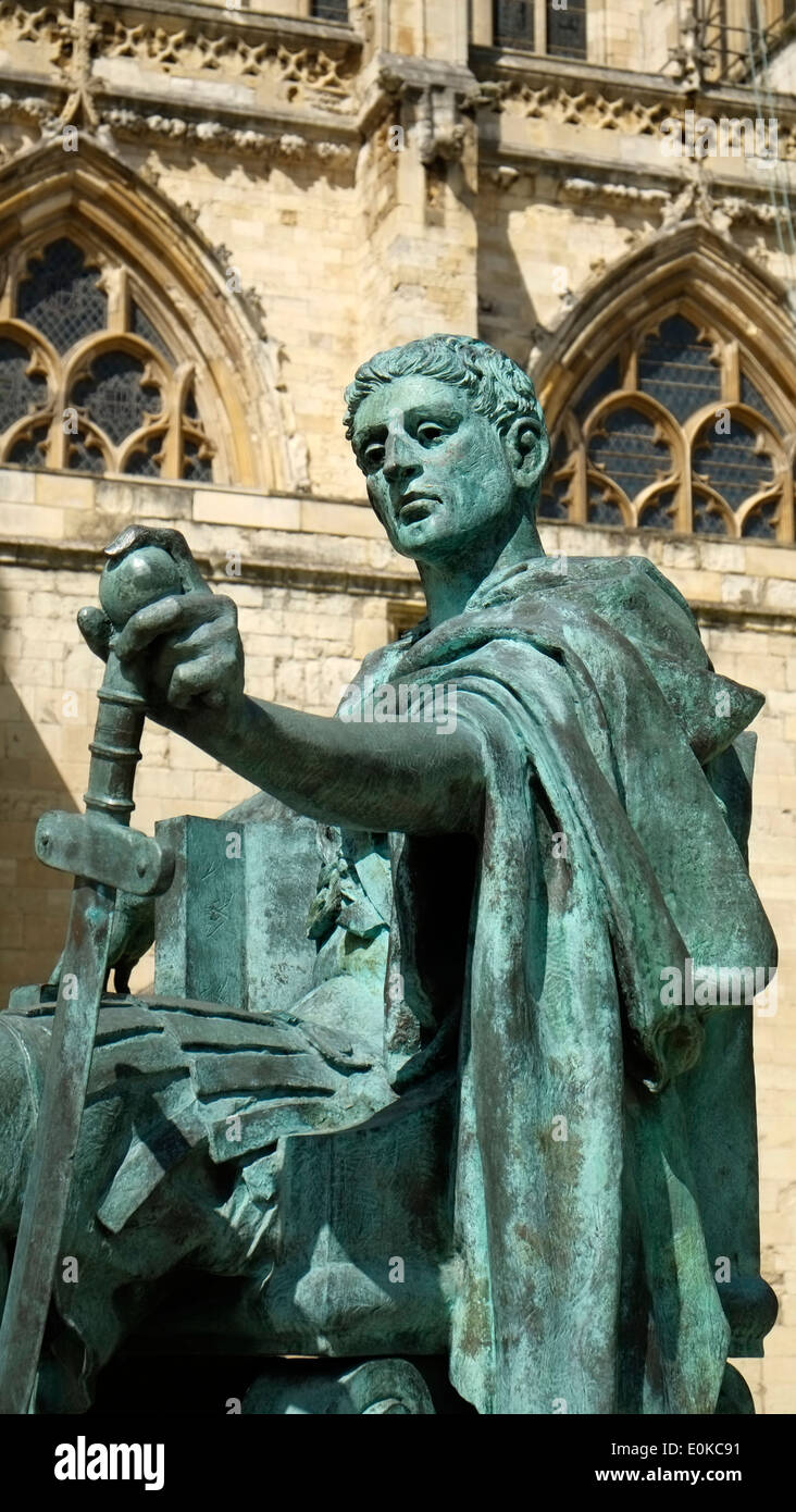 Constantine the Great Statue York Minster Yorkshire England UK United ...