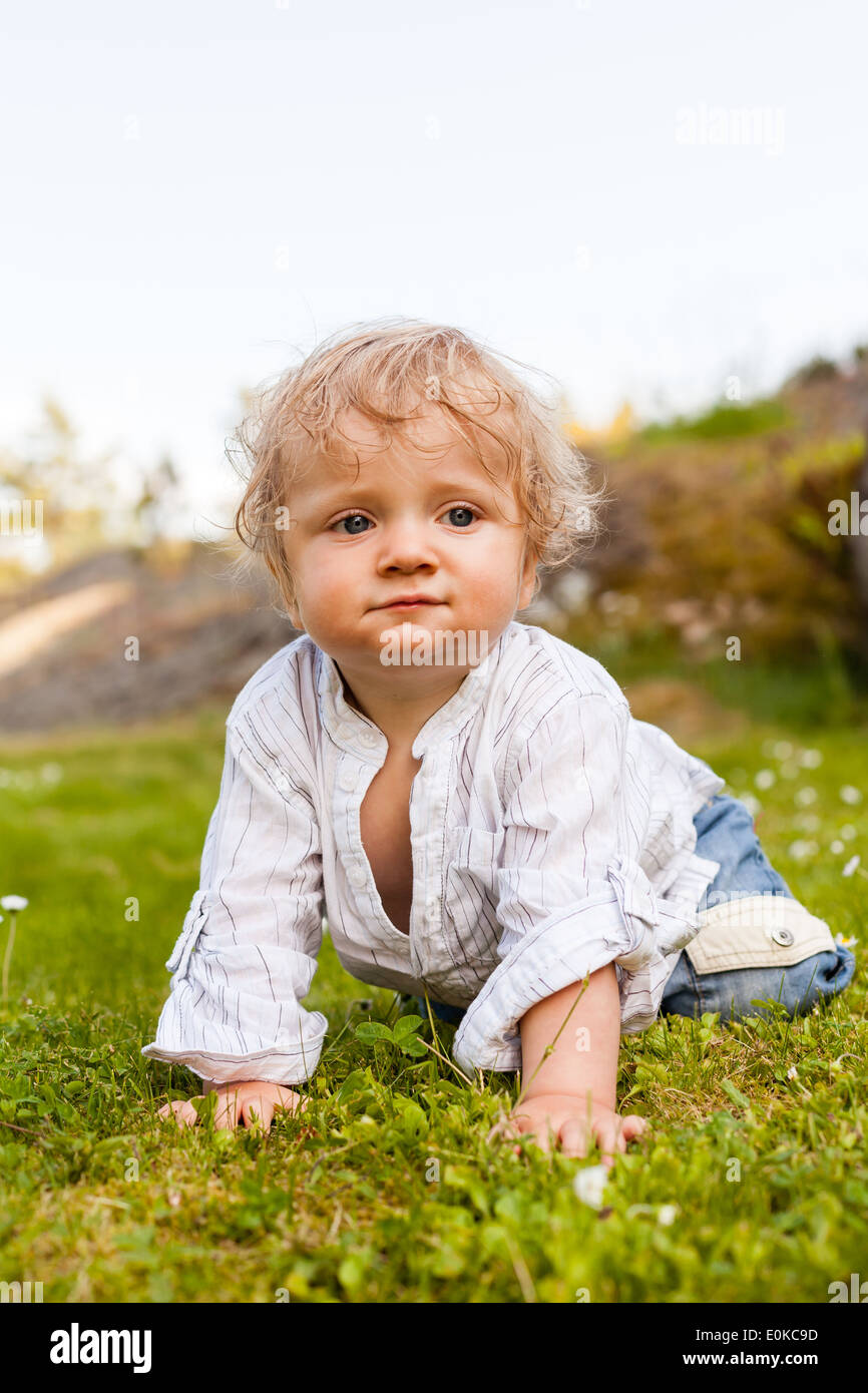 Boy front crawl hi-res stock photography and images - Alamy