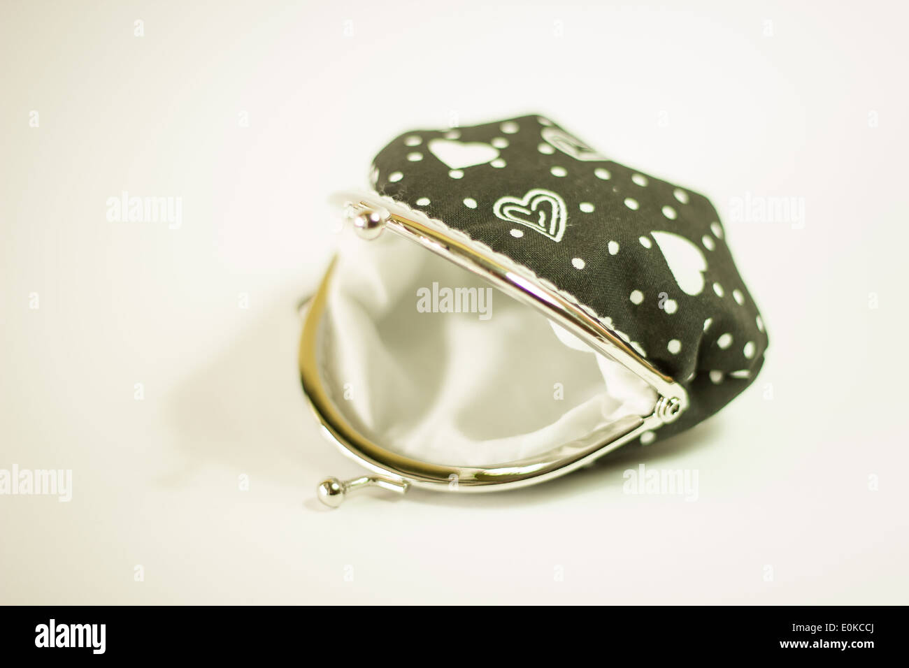 Small woman purse with withe background Stock Photo - Alamy