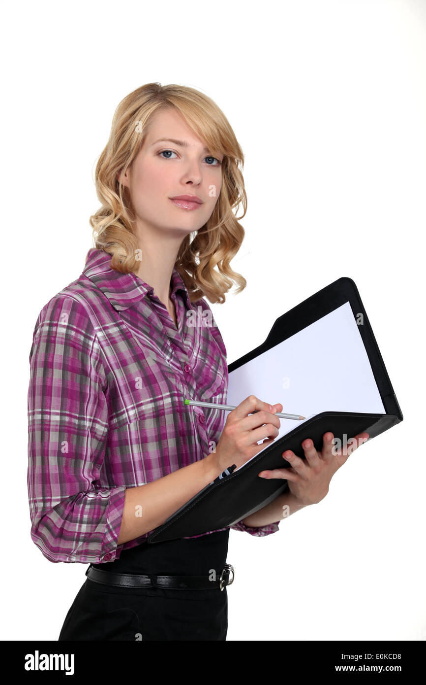 Woman organiser planner hi-res stock photography and images - Alamy