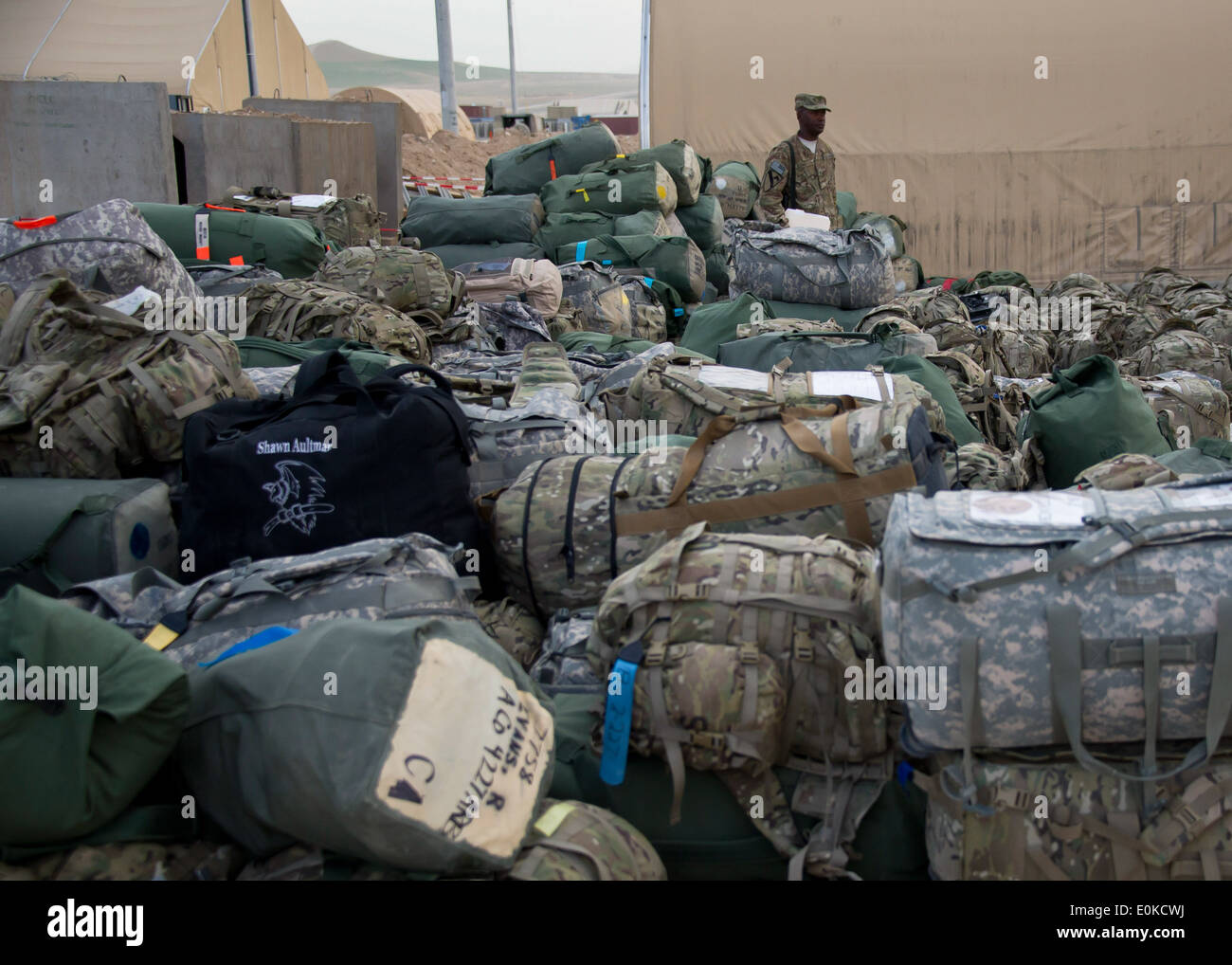 A soldier with the 1st Air Cavalry Brigade, 1st Cavalry Division ...