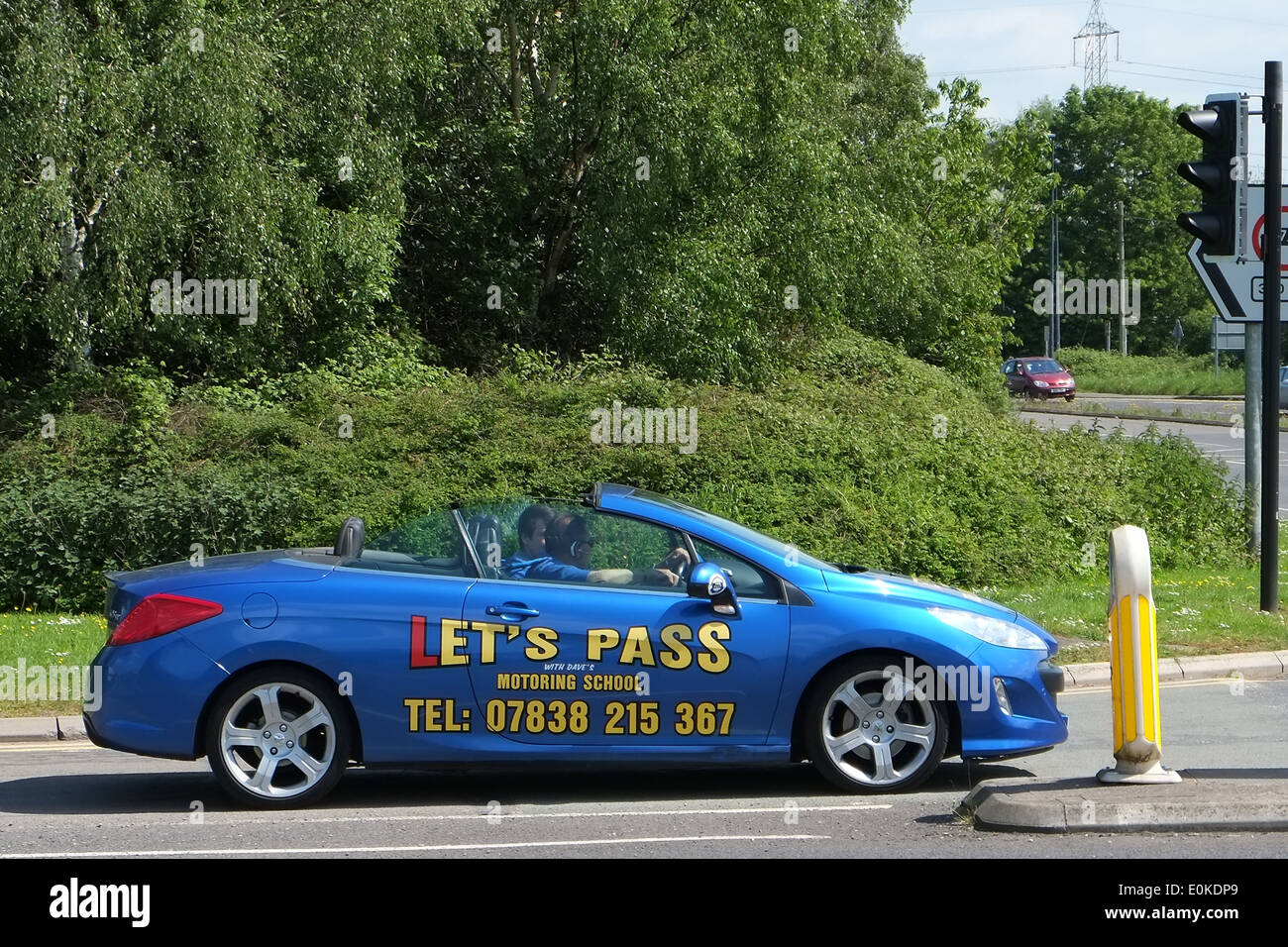 Learner driver car hi-res stock photography and images - Alamy