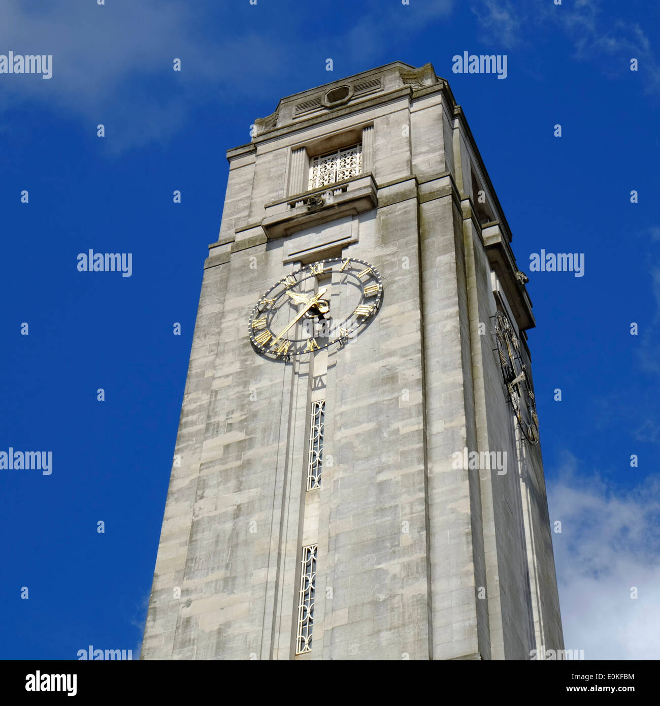 Luton Town Hall Clock Tower Stock Photo - Alamy