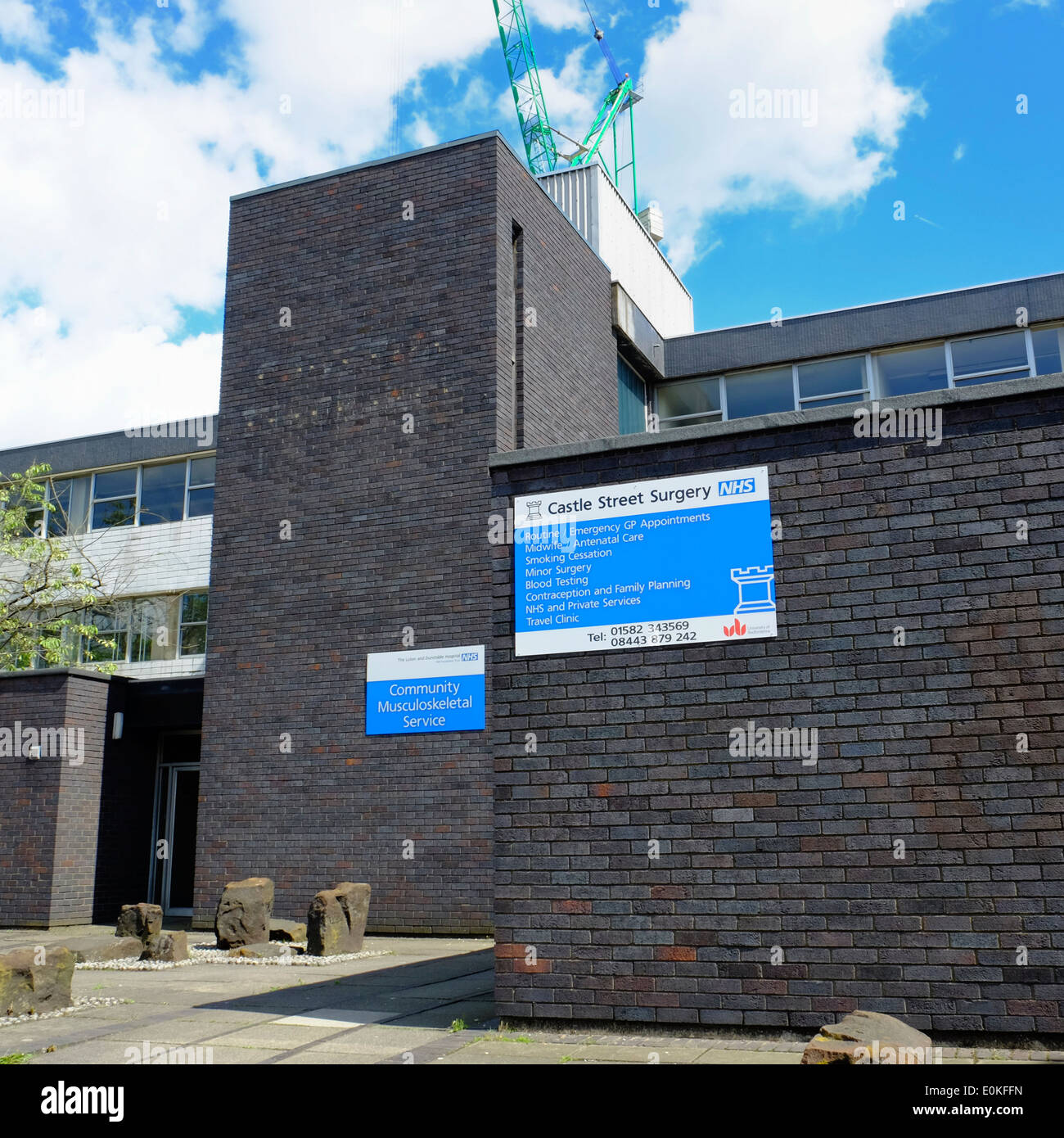 Castle street Surgery in Luton Stock Photo - Alamy