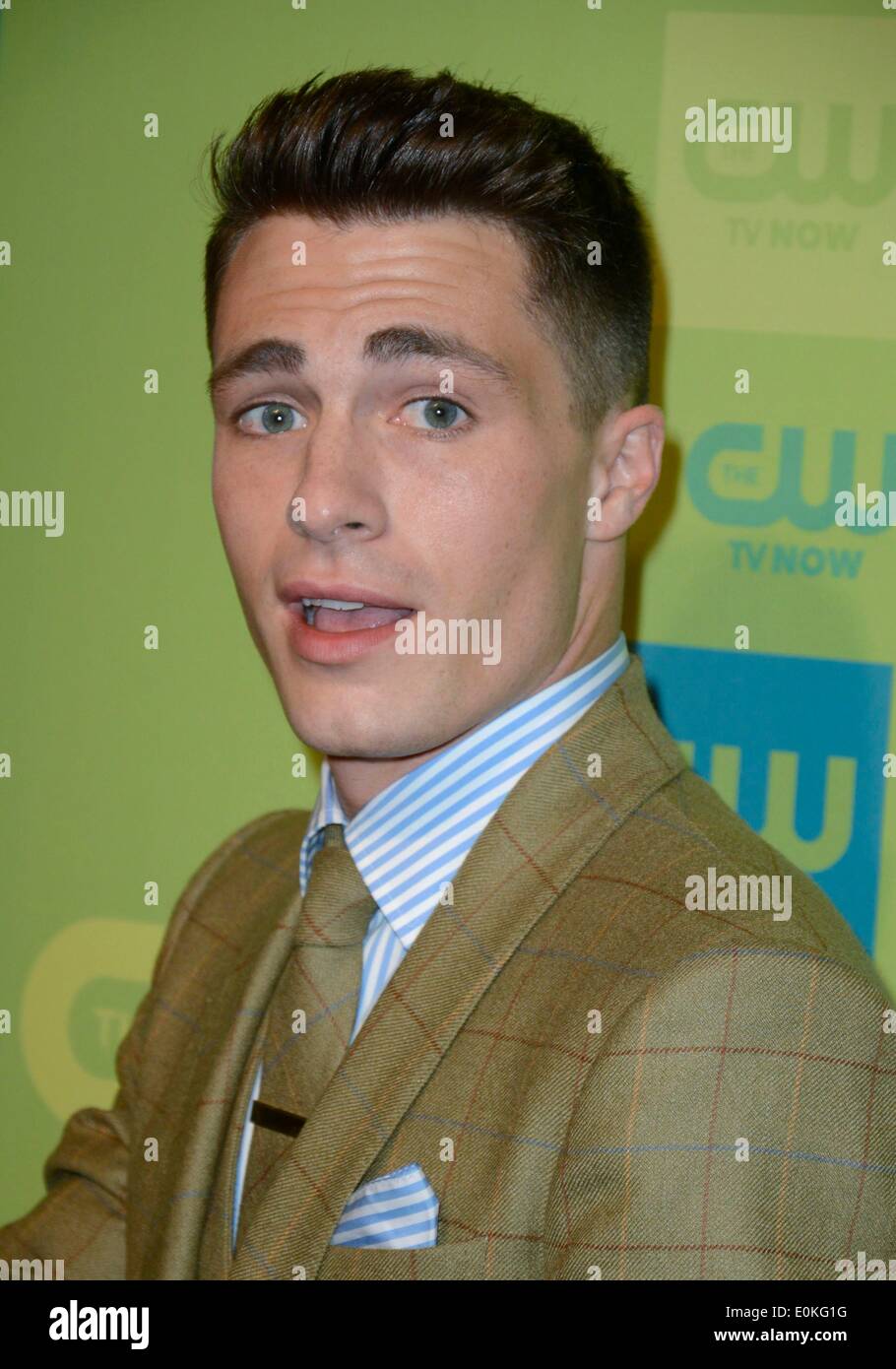 New York, NY, USA. 15th May, 2014. Colton Haynes at arrivals for The CW ...