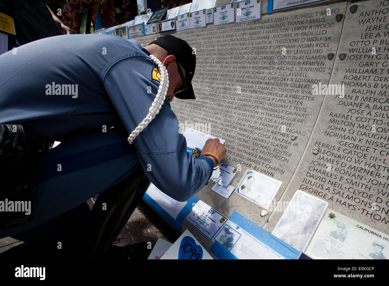 National Law Enforcement Officers Memorial - Washington, DC USA Stock ...