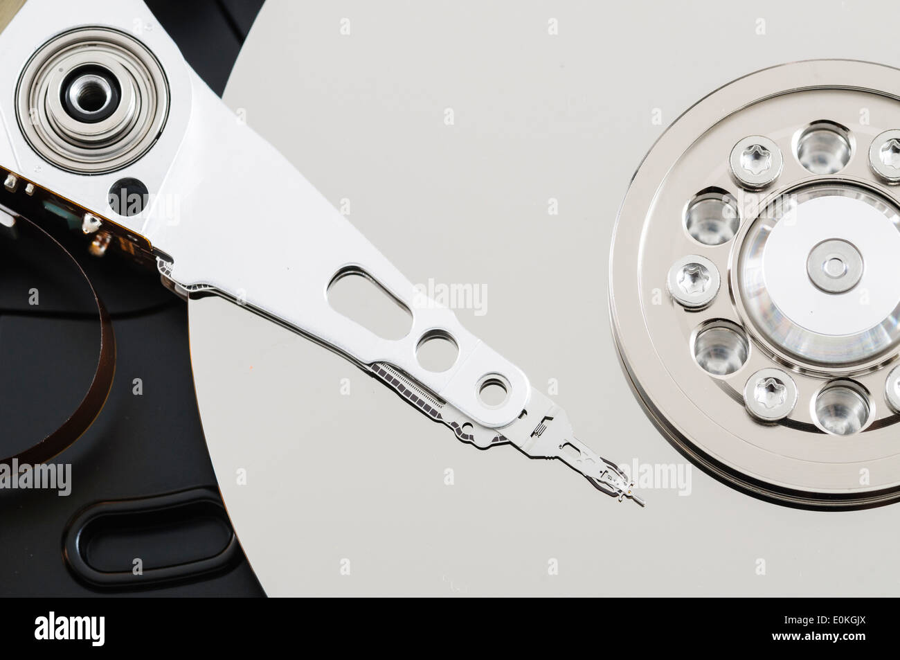 close up view of hard drive inside Stock Photo - Alamy