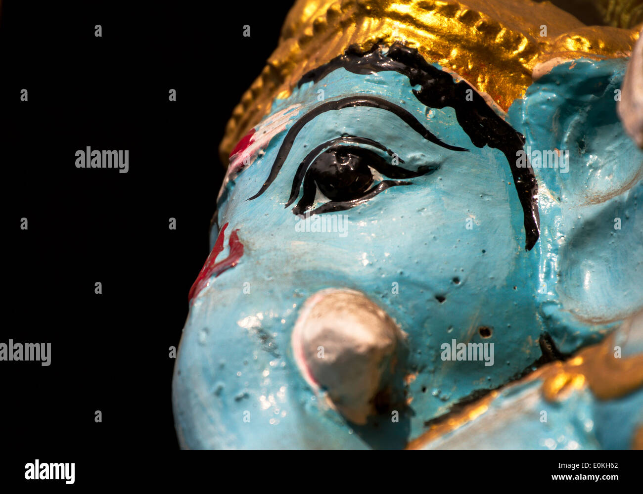 Ganesh Head on a Hindu Temple Yangon Myanmar Burma Stock Photo - Alamy