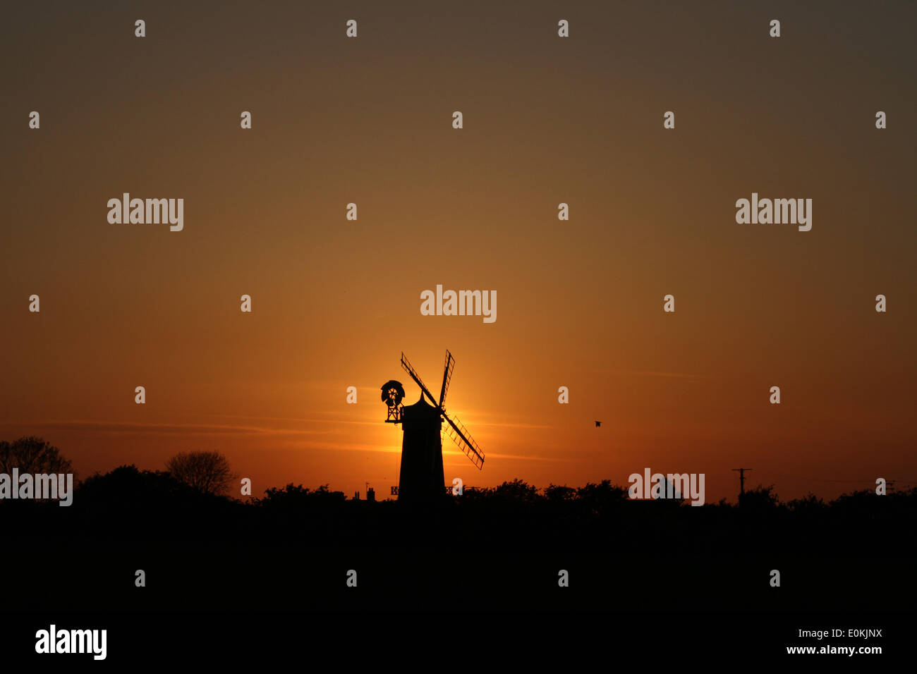 Bircham, Norfolk, UK. 14th May, 2014. Bircham windmill in Norfolk is ...