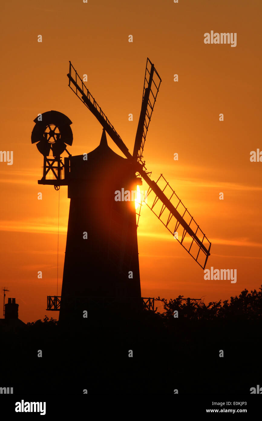 Bircham, Norfolk, UK. 14th May, 2014. Bircham windmill in Norfolk is ...