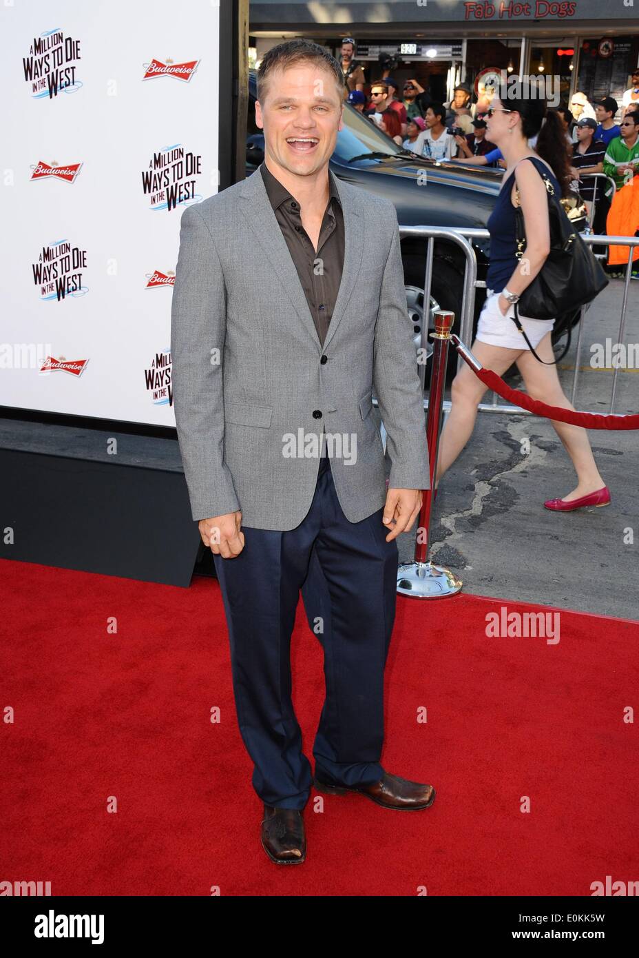 Los Angeles, CA, USA. 15th May, 2014. Evan Jones at arrivals for A ...