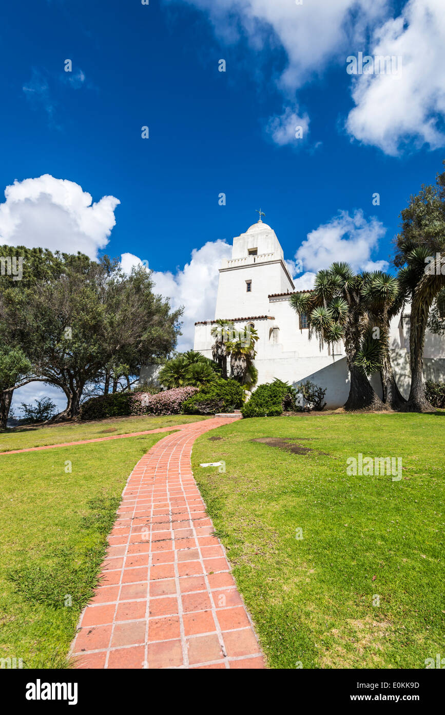 Junípero Serra Museum building at Presidio Park. San Diego, California ...