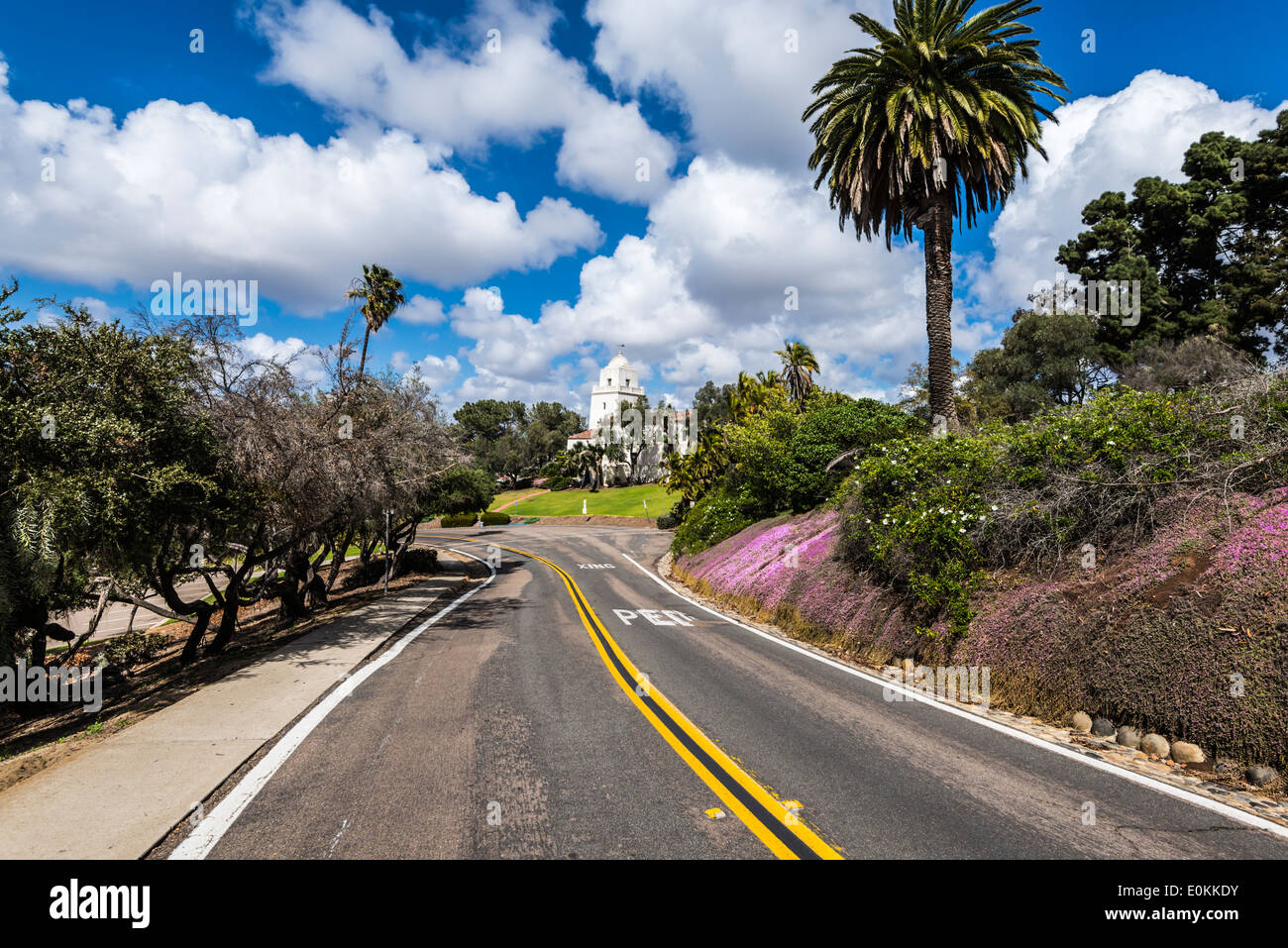Junípero Serra Museum building at Presidio Park. San Diego, California ...