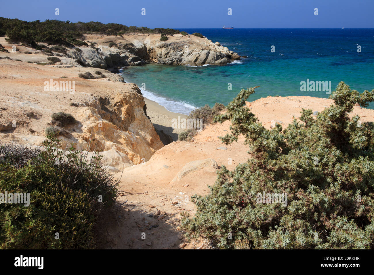 Alyko beach, Naxos, Cyclades Islands, Greece Stock Photo - Alamy