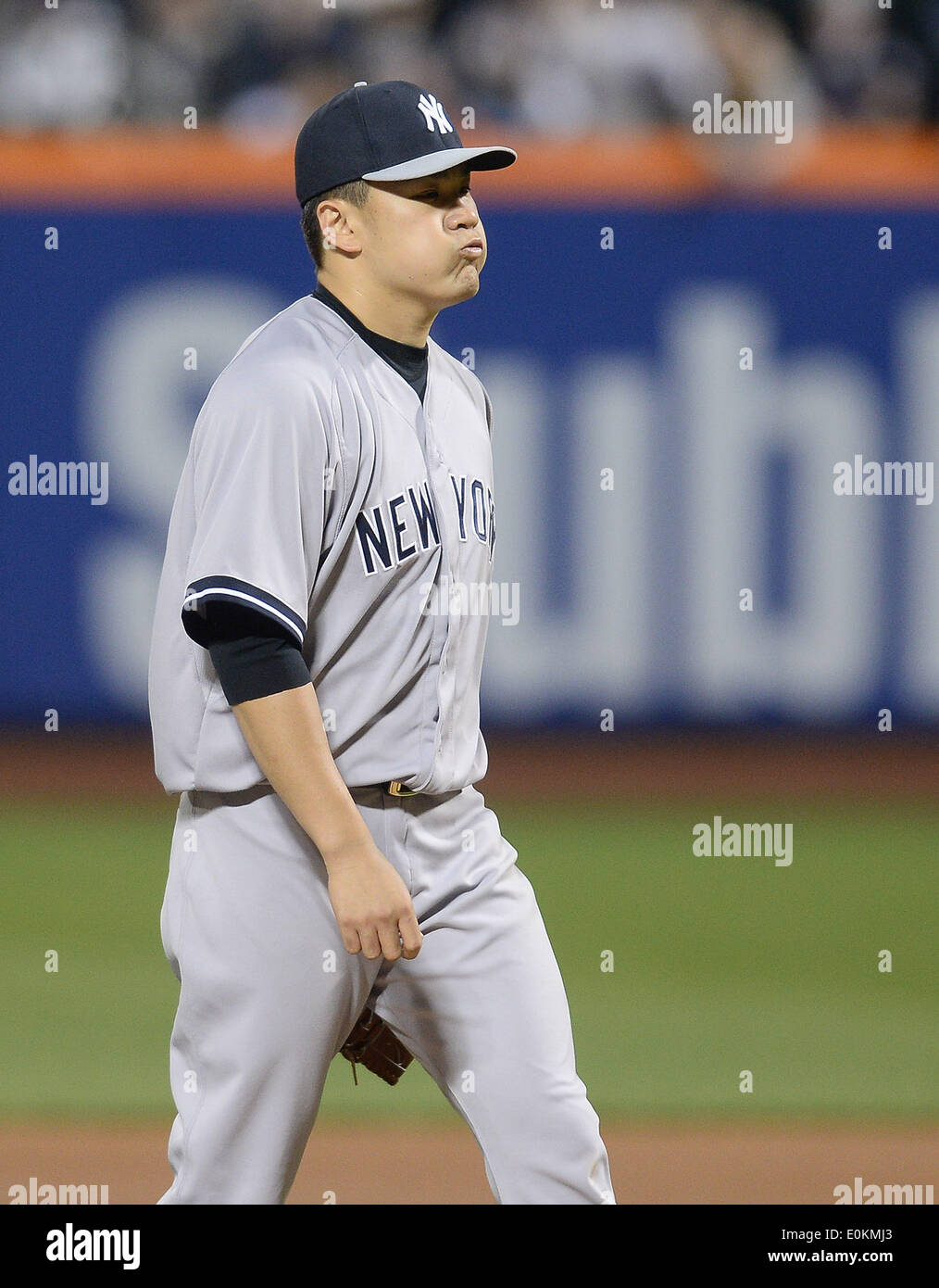 Flushing, New York, USA. 14th May, 2014. Masahiro Tanaka (Yankees) MLB : Pitcher Masahiro Tanaka ...