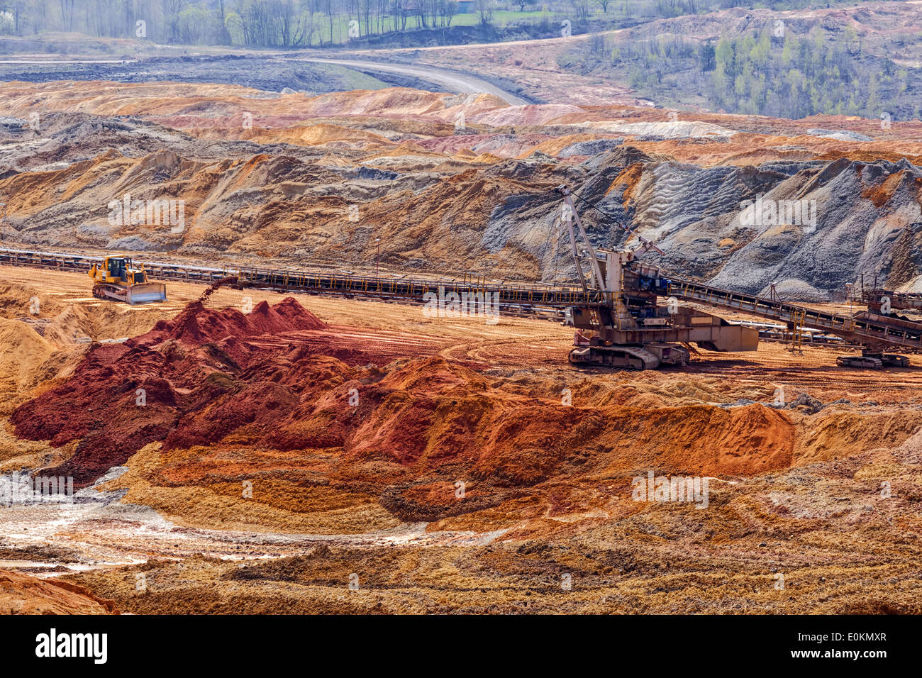 open mining pit Stock Photo - Alamy