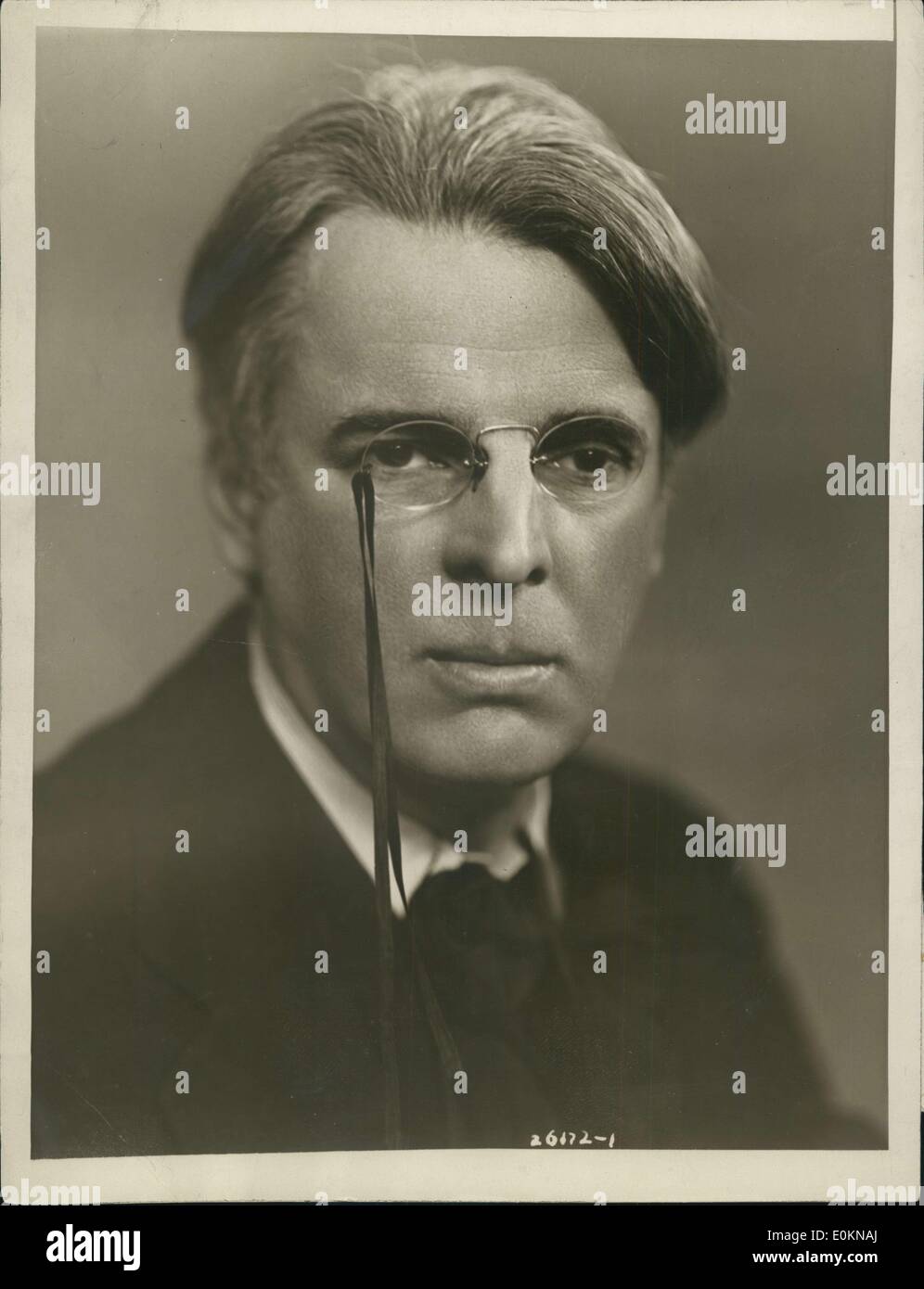 Jun. 12, 1922 - William butler Yeats, Famous writer, who is in the ...