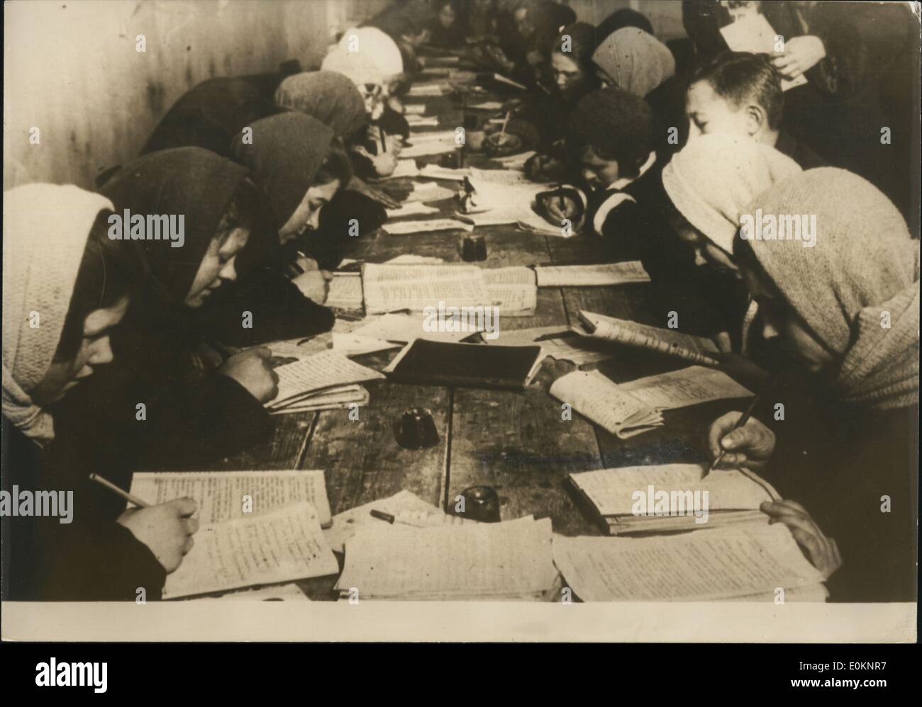 Dec. 00, 1932 - Here is a picture of the fight against illiteracy ...